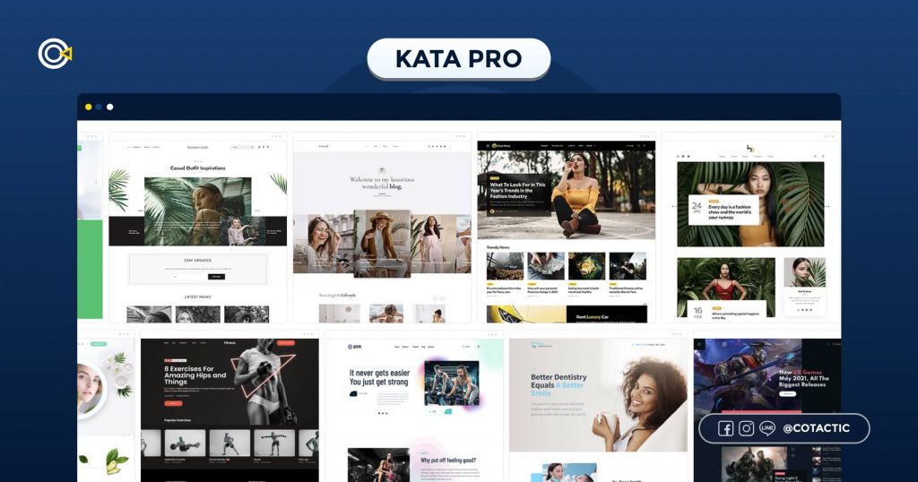 พาส่อง 20 WordPress Theme ที่นิยมใช้ทำเว็บไซต์ | Cotactic