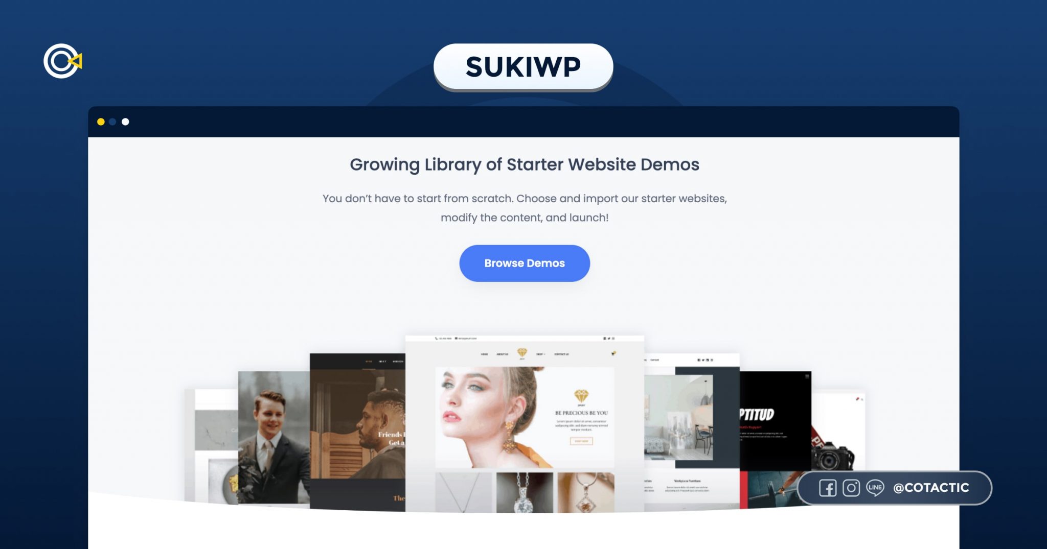 พาส่อง 20 WordPress Theme ที่นิยมใช้ทำเว็บไซต์ | Cotactic