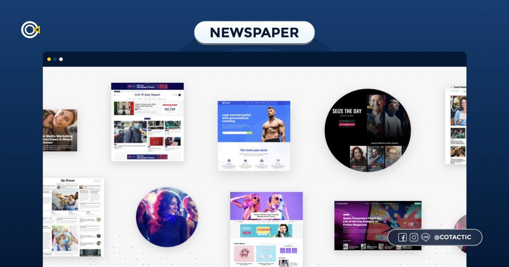 พาส่อง 20 WordPress Theme ที่นิยมใช้ทำเว็บไซต์ | Cotactic