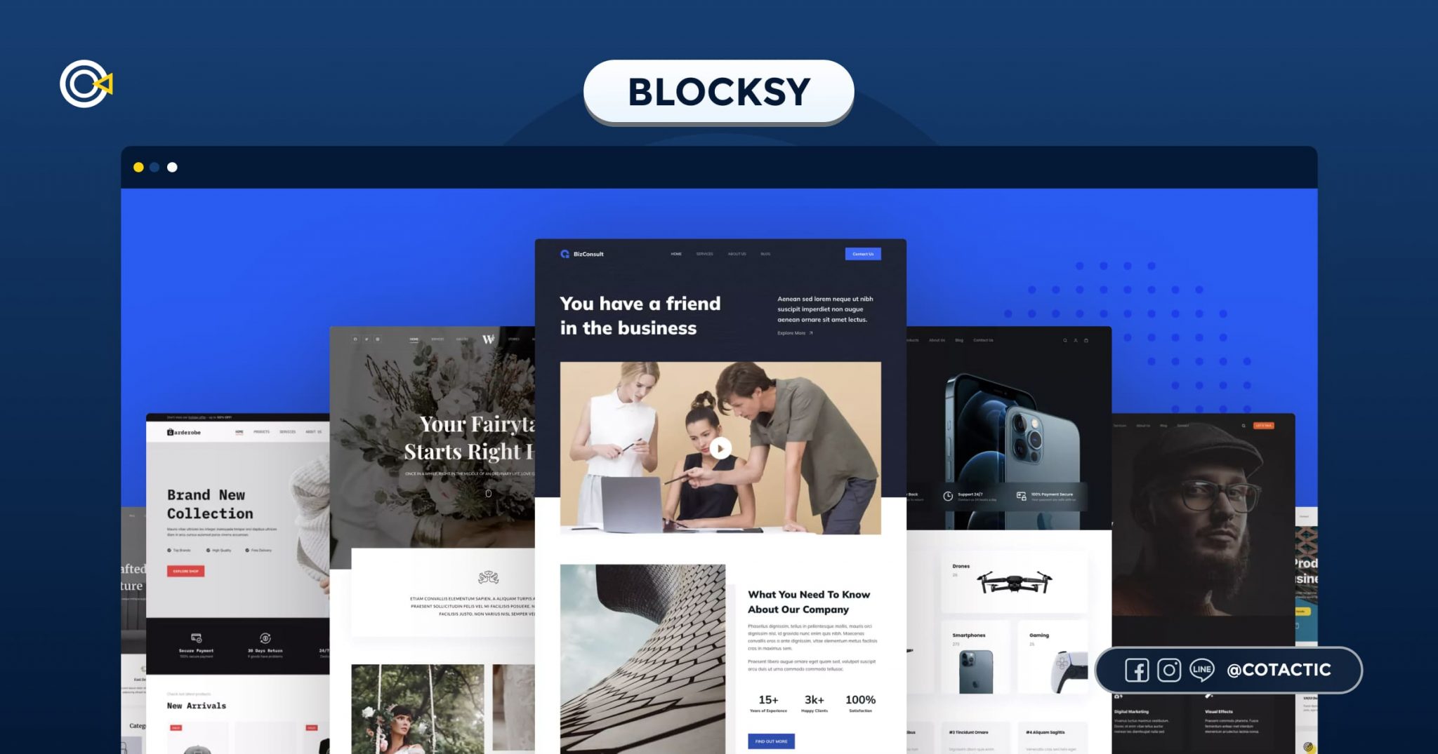 พาส่อง 20 WordPress Theme ที่นิยมใช้ทำเว็บไซต์ | Cotactic