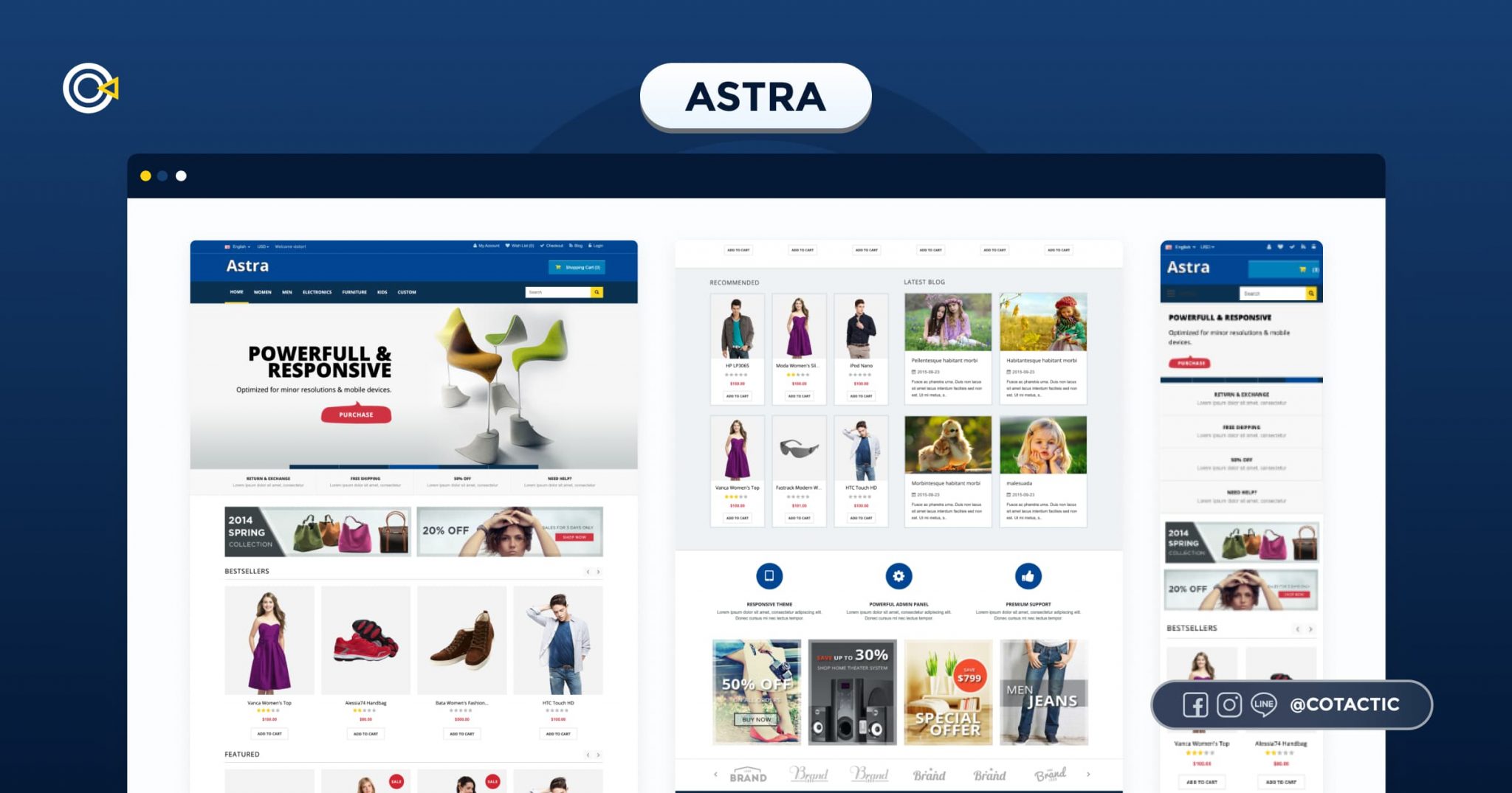 พาส่อง 20 WordPress Theme ที่นิยมใช้ทำเว็บไซต์ | Cotactic