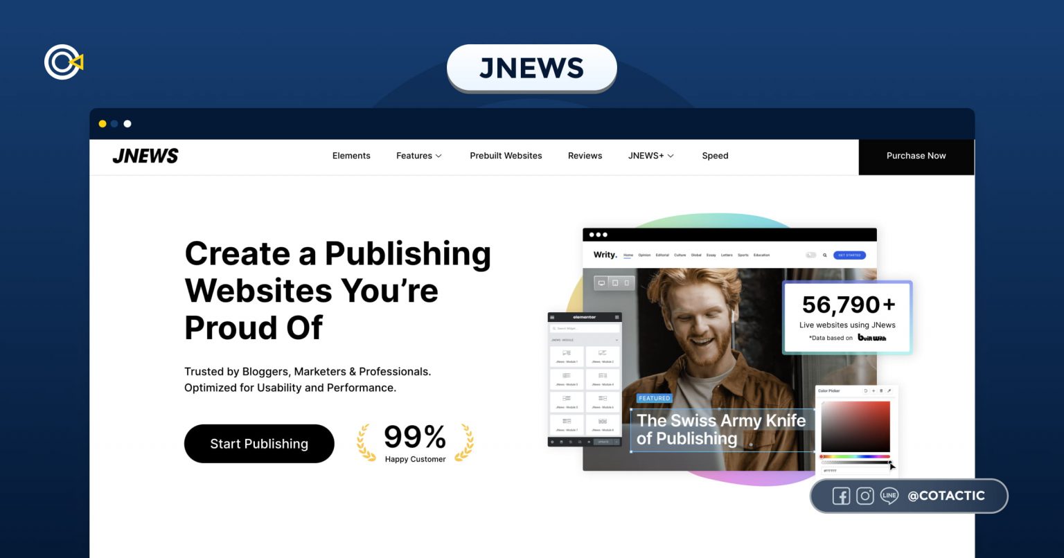 พาส่อง 20 WordPress Theme ที่นิยมใช้ทำเว็บไซต์ | Cotactic
