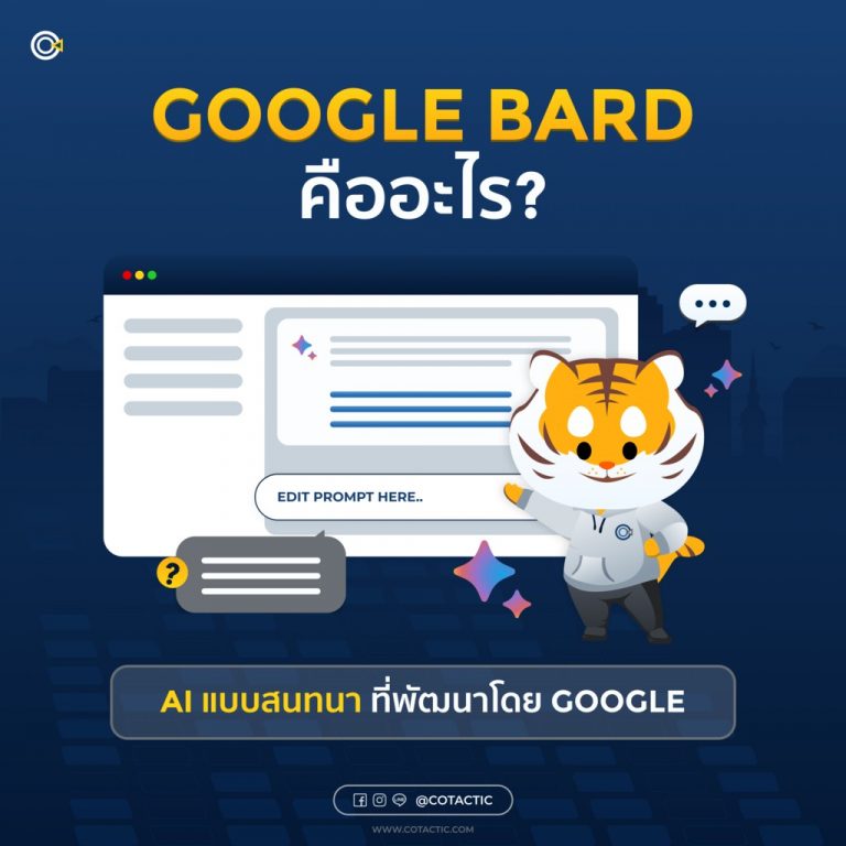 Google Bard คืออะไร? AI จาก Google ที่น่าจับตามอง | Cotactic